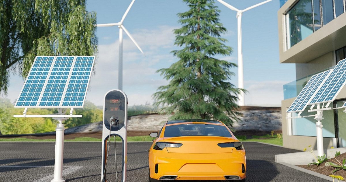 Charge Your EV At Home With a Solar Panel